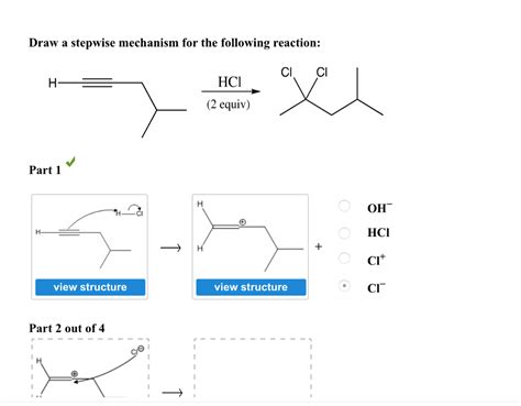 Draw A Mechanism For The Following Reaction
