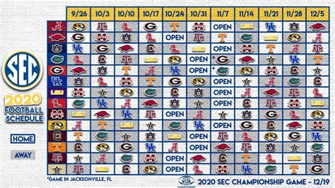 Aggie Football Schedule