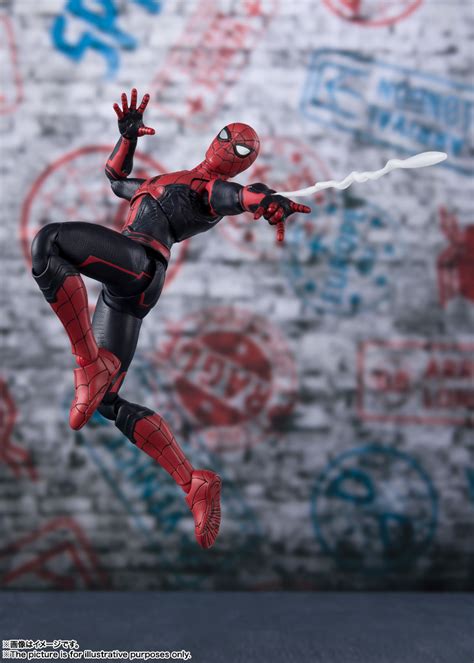 S H Figuarts Spider Man Upgrade Suit Spider Man Far From Home