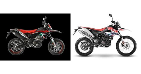 Motorrad Vergleich FB Mondial SMX 125i Supermoto 2021 Vs Aprilia RX