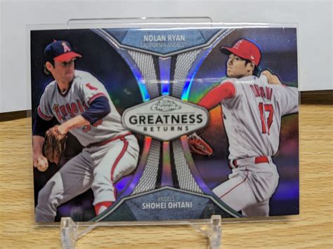 大谷翔平 2019 Topps Chrome Shohei Ohtani Nolan Ryan Refractor Greatness