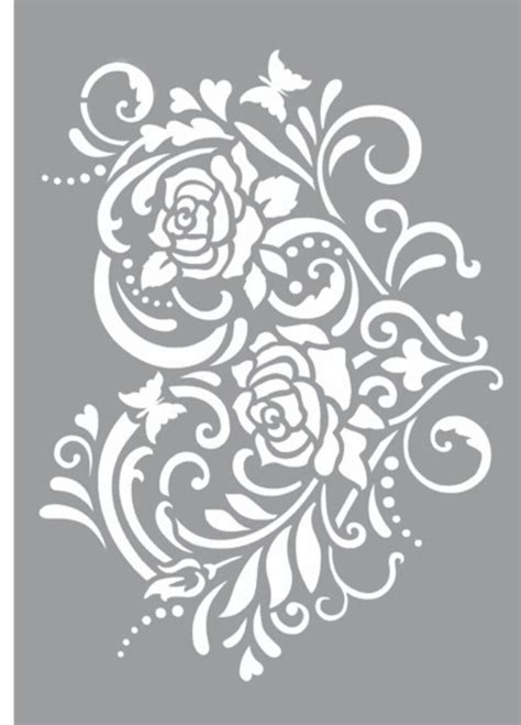 Stencil Patterns Templates Stencil Designs Flower Stencil Patterns