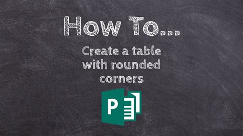 How To Make A Table With Rounded Corners In Word