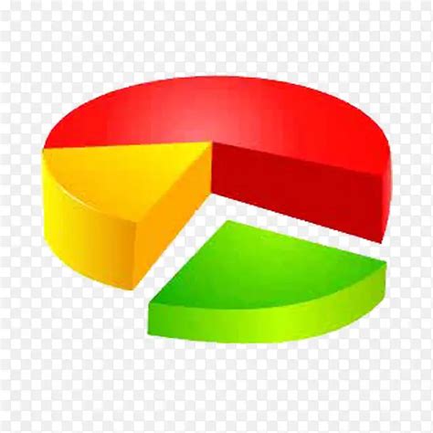 彩色立体饼状图免抠素材PNG图片素材下载 图片编号yepmxzwq 免抠素材网