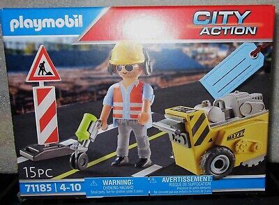 Playmobil City Action 71185 Construction Worker Gift Set EBay