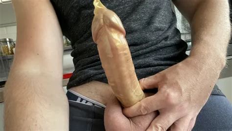 Wearing Transparent Latex Cock Sheath Pants Xhamster