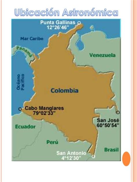 Al Sur Ecuador y Perú Ubicacion geografica de colombia Astrónomos