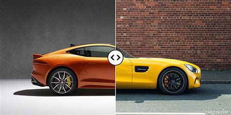 Jaguar F Type Svr Coupe Vs Mercedes Amg Gt S