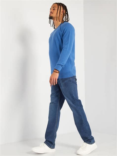 Jersey De Punto Fino Liso So Easy AZUL Kiabi 20 00
