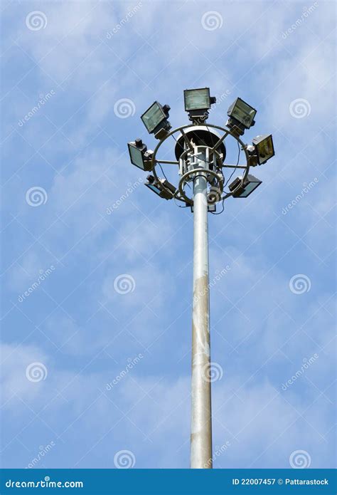Stadium Light Pole Royalty Free Stock Photography Image 22007457