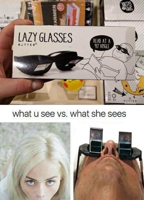 What You See Vs What She Sees Gag