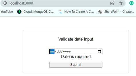 form validation in react js [21 useful examples] spguides