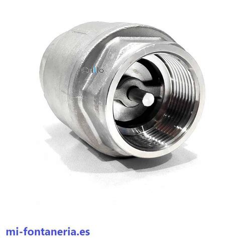 V Lvula De Retenci N O Antirretorno En Acero Inoxidable