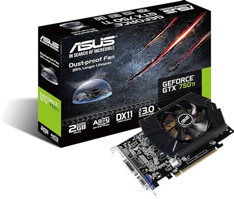 ASUS GTX 750TI OC 2GB GTX750TI GTX 2GB GTX750TI GTX 750 Ti 2G D5 DDR5
