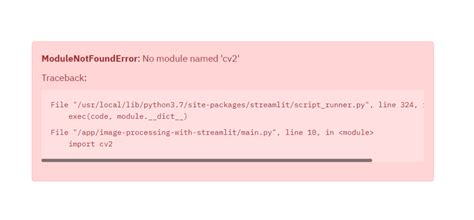 StreamlitCommunity CloudでopenCVがImportError libGL so 1困り事解決メモ工場勤務