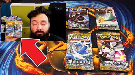 RARISSIME OUVERTURE DE 4 BOOSTERS DIAMANT ET PERLE DUEL AU SOMMET FR