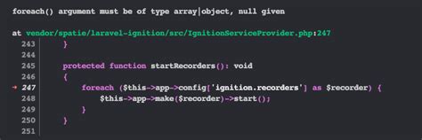 Foreach Argument Must Be Of Type Array Object Null Given Issue