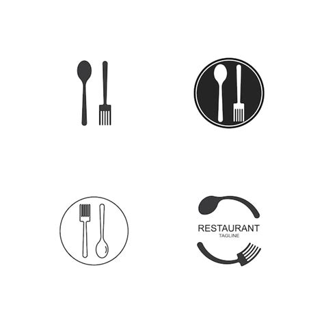 Logotipo Abstracto De Una Cafeter A O Restaurante Un Cuchillo De