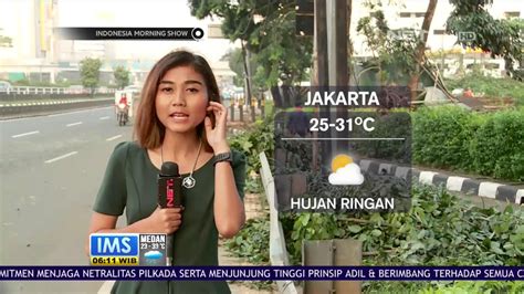 Live Report Prakiraan Cuaca Di Kota Besar Di Indonesia Youtube