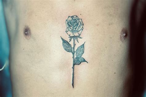 Aggregate 82 Mens Rose Chest Tattoo In Cdgdbentre