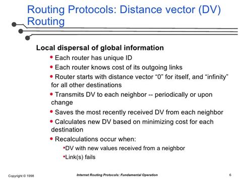 internet routing protocols fundamental concepts of distance vector a…