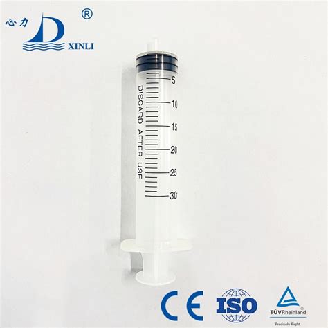Factory Directly Plastic Luer Lock Three Part Disposable Syringe W W O