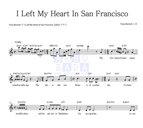 Tony Bennett I Left My Heart In San Francisco