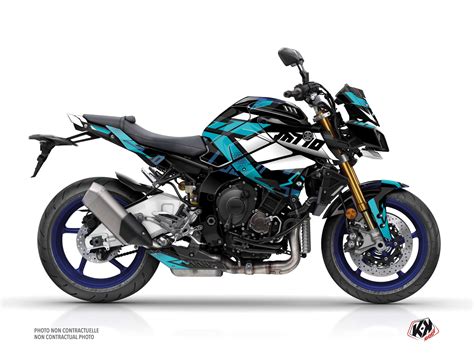 kit déco moto yamaha sanctuary bleu Kutvek