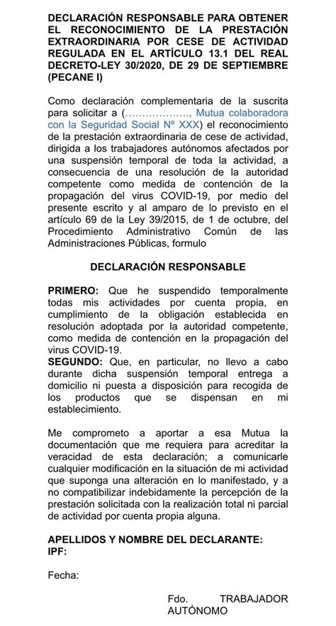 Así podrán acceder los autónomos de bares y restaurantes a la