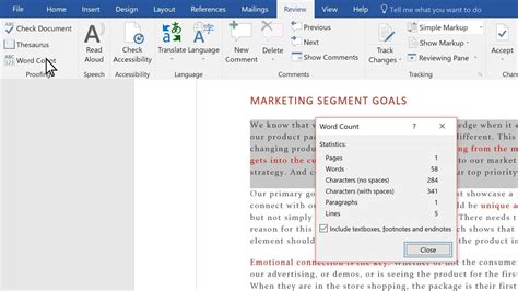 Check Your Word Count In Microsoft Word YouTube