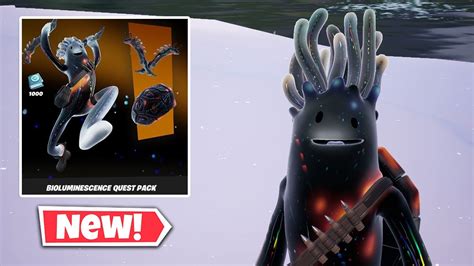 NEW LUMI JELLIE Skin Gameplay In Fortnite Bioluminescence Quest Pack