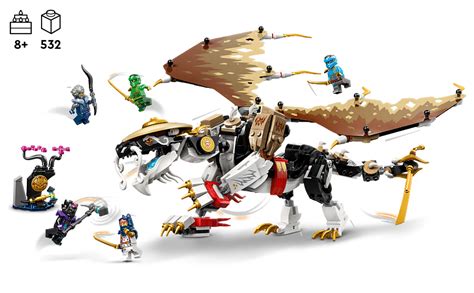 LEGO NINJAGO Smoczy Mistrz Egalt Smok Zabawka Do Zbudowania Dla Fana