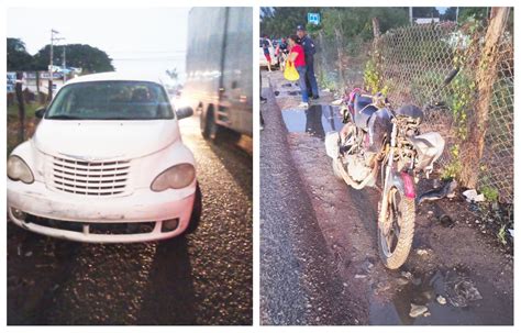 Motociclista Provoca Choque Frontal Contra Auto En Tehuantepec NVI Istmo