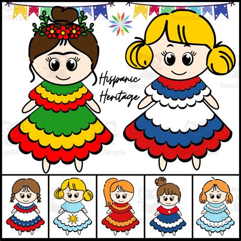 Hispanic Heritage Month Coloring Pages And Posters By Teach Simple