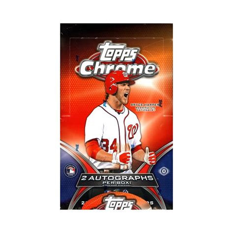 Topps Chrome Baseball Hobby Box Steel City Collectibles