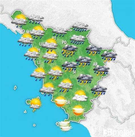 Meteo Toscana Seconda Parte Della Settimana Tra Temporali Sparsi