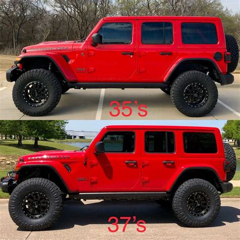 35 And 37 JL Pics With Lift Kit Custom Jeep Wrangler Jeep Wrangler