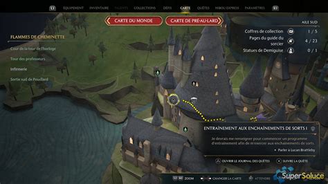 Entrainement Aux Enchainements De Sorts 1 Soluce Hogwarts Legacy L