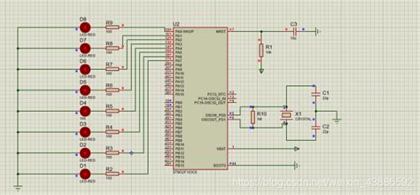 pretues和keil使用stm32f103c6芯片实现跑马灯 csdn博客