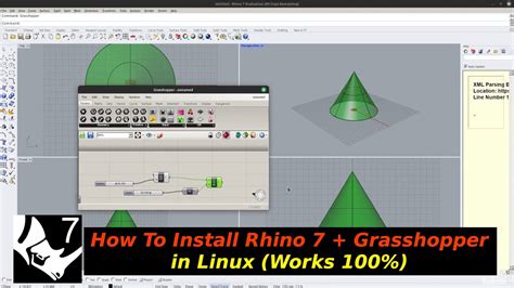 How To Install Rhino Grasshopper In Linux Works Youtube