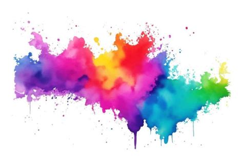 Watercolor Paint Ink Splash Brush Stroke Graphic By Pixeness Creative