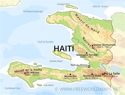 Haiti On The Map Verjaardag Vrouw