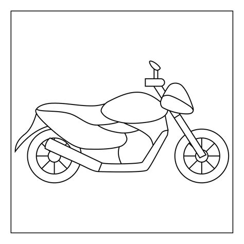Moto Para Colorir 1 Educarolando Aprender Brincando