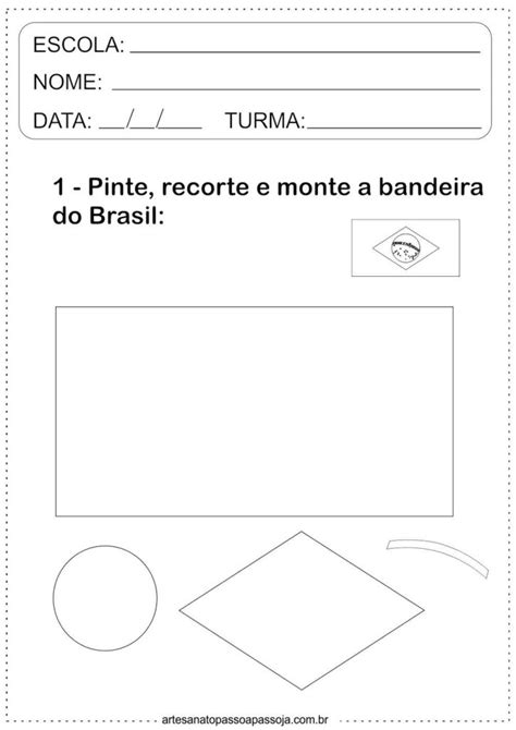 Atividades De Setembro Para Educa O Infantil Artesanato Passo A