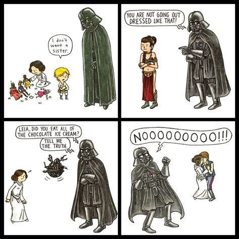Darth Vader With His Daughter