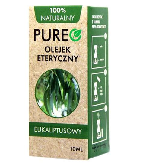 PUREO Olejek Eteryczny Eukaliptusowy 100 Naturalny 10 Ml