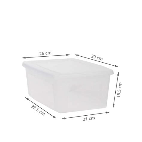 Boîte plastique transparent Rangement ON RANGE TOUT