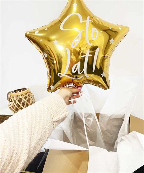 Prezent Dla Dziadka Balon Z Imieniem W Pude Ku Forsomeone Pl