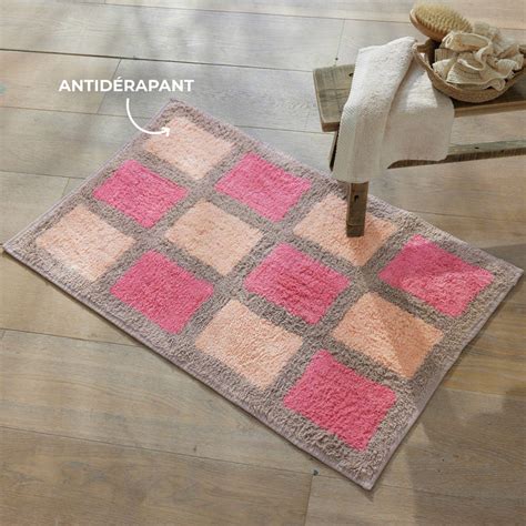 Tapis De Bain Avec Ou Sans Antid Rapant Rose Blush Fran Oise Saget
