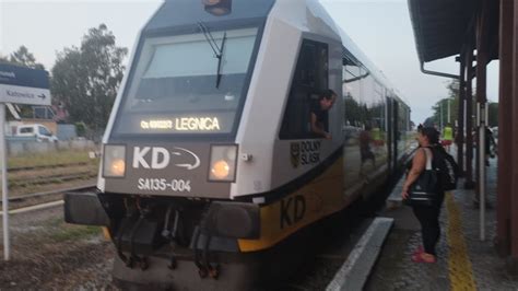 SA135 004 KD Z KUDOWY ZDRÓJ DO LEGNICY ODJAZD Z STACJI ZĄBKOWICE